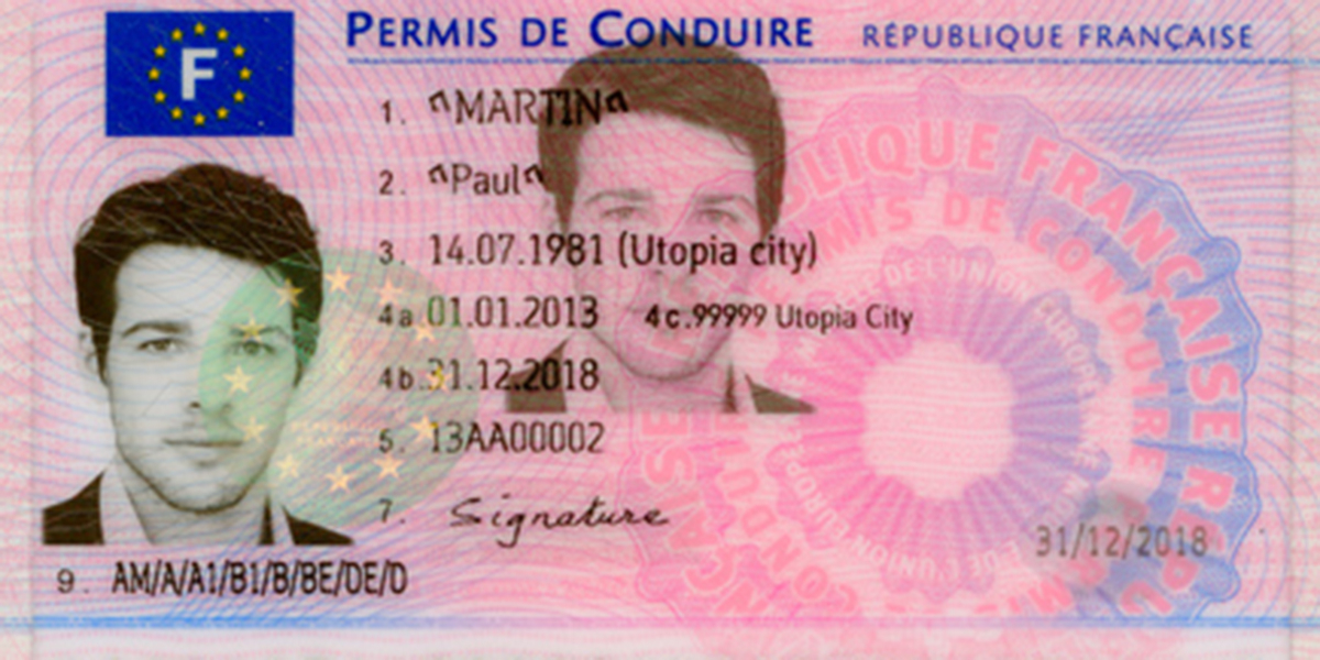 Ou se trouve le numéro de permis de conduire ? Comment est-il composé